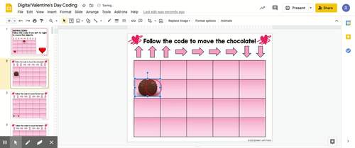 Digital Valentine's Day Coding by Sprinkle it with French | TpT