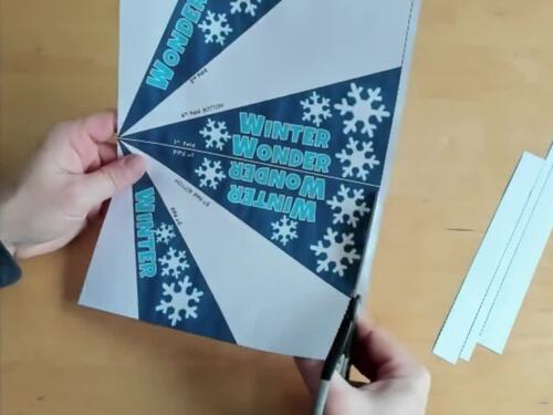 Winter Paper Airplane PLANE Design Templates Craft Activity | TPT