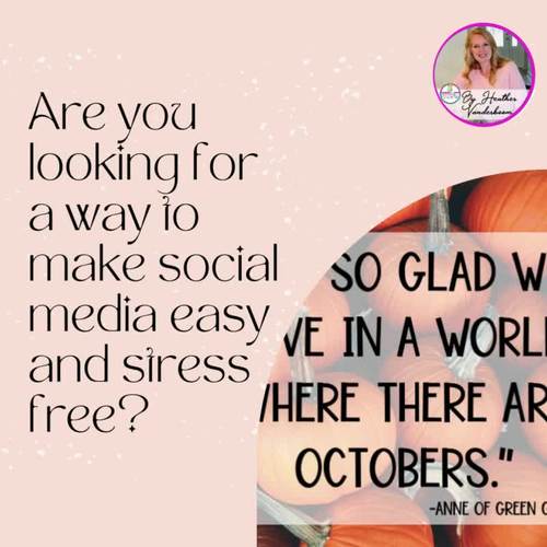 October Social Media Images For Teachers & Teacherpreneurs + Canva ...