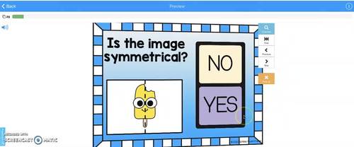 Symmetry Cards Boom Cards™️ AUDIO by Sprinkle it with French | TPT