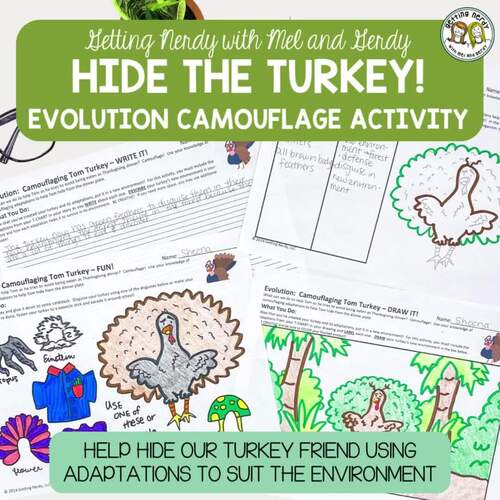 Evolution | Adaptation | Thanksgiving & Fall Science: Turkey Disguise ...