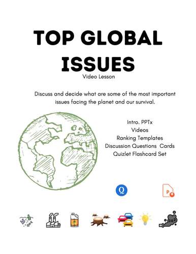 Top Global Issues. Discussion. Video. PPTx. Writing. Ranking ...