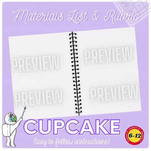 Acrylic Painting Packet Bundle - Middle or High School Art, Beginning ...