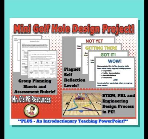 Mini Golf Hole Design Project! by Mr C's PE Resources | TPT