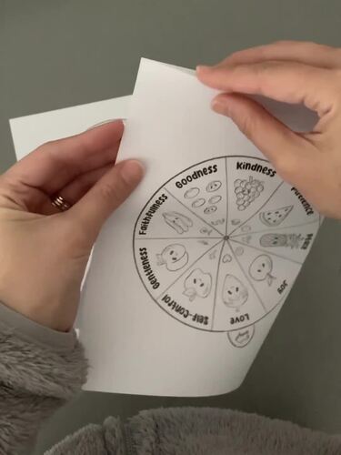 Fruit of the Spirit Activity Bible Lesson Craft Galatians 5:22-23 ...