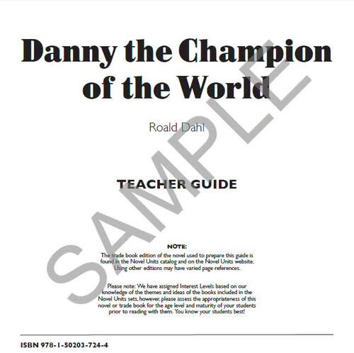 Danny the Champion of the World Novel Units® Teacher Guide Novel Study