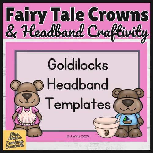 Fairy Tale Crowns & Story Retelling Crafts | Folktale Activities | K-2 ...