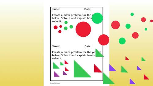 Create and Explain Math Bundle #1 - #10 by Skye's Workshop | TPT