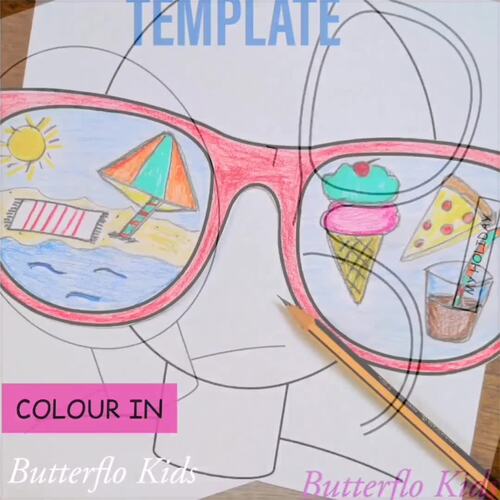 Summertime Craft End of the Year Back to School by Butterflo Kids