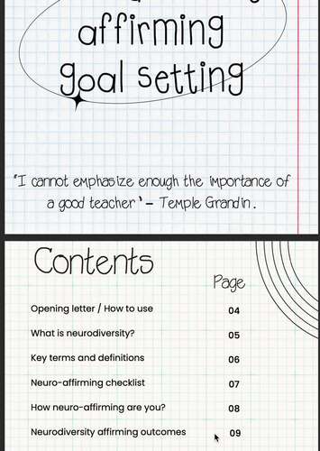 Neurodiversity IEP Goal setting GUIDEBOOK | Autism | Speech language ...