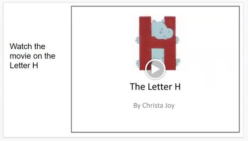 Letter H Activities for Special Education Letter of the Week | TPT
