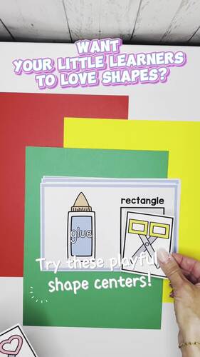 Preschool First Week of School Math 2D Shape Sort & Matching Tracing ...
