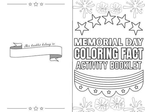 Memorial Day Coloring and Facts Activity Booklet | Patriotic PDF for ...
