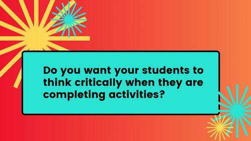 Halloween--Depth and Complexity/Critical Thinkings by Framework Thinkers