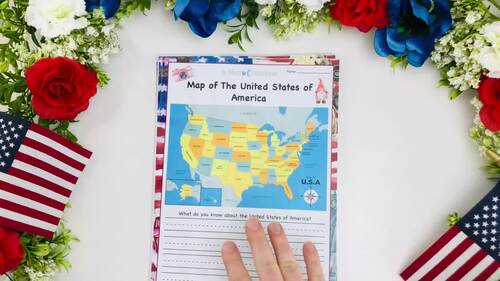 United States America USA 2nd Grade Nonfiction Reading Unit RI.2.1 RI.2 ...