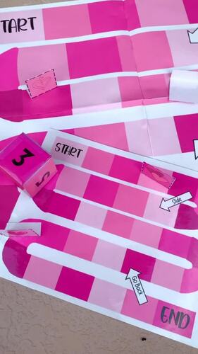 Math Skill Review Board Game | Valentines Day Edition by The Preppy Pencil