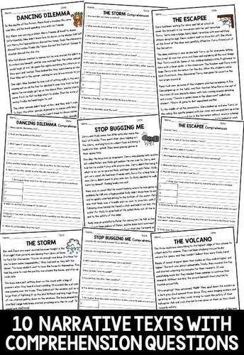 Narrative Text - Reading and Writing Bundle by Pink Tulip Teaching ...