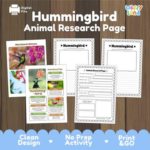 Hummingbird Research Project | Animal Science Activity | Spring Report ...