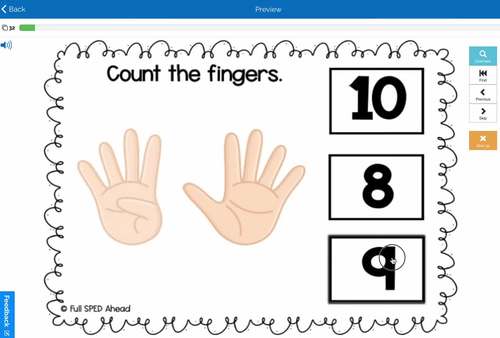 Finger Counting Numbers 0-10 Boom™ Cards Activity | TPT