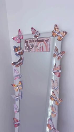 Affirmation Station | Positive Self-Talk Self-Love Mirror Display|Boho ...