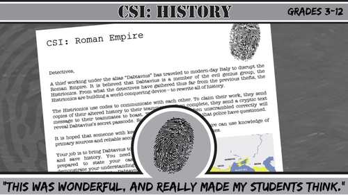 Renaissance Activities - CSI Identify Fake News Game - Printable & Digital