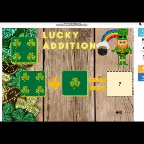 Lucky Addition Boom Cards by Jo Jo's Jungle | TPT