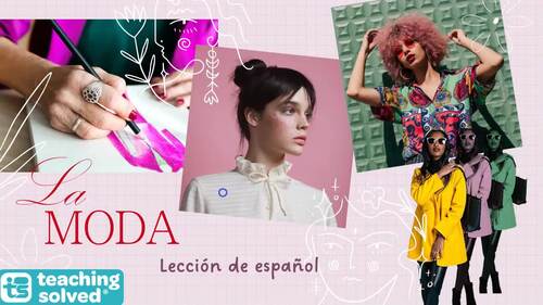 La moda/La ropa - Clothing lesson in Spanish by Teaching Solved | TPT