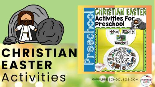 Christian Easter Activities for Preschool by Preschool SOS | TPT