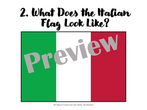All About Italy - Presentation and Handout | TPT