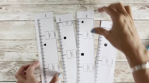 Hands-On Rounding Decimals on a Number Line, Place Value Meter Tape ...