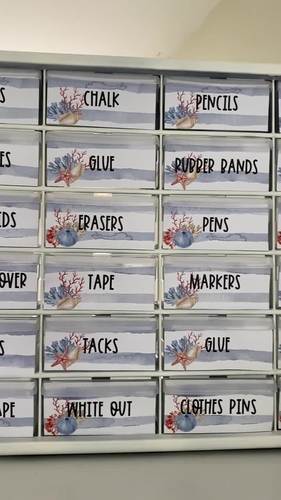 Teacher ToolKit Ocean theme by Modern Classroom Resources | TPT