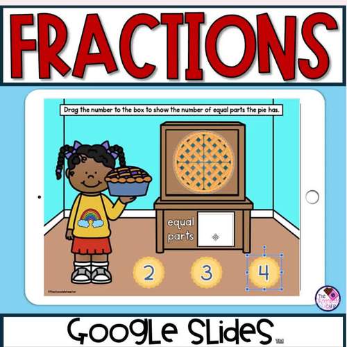 Fractions | Digital | Google Slides™ by The Chocolate Teacher | TPT
