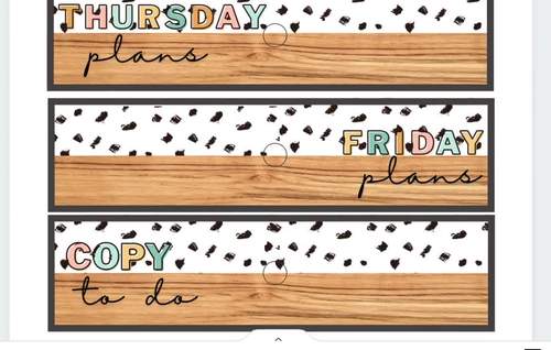 Modern Boho Rainbow 10-Drawer Rolling Cart Labels by Miss Miller ...