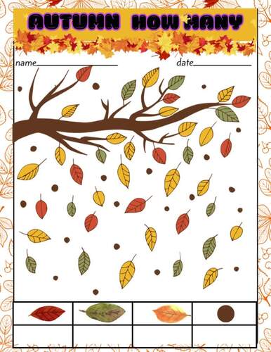 fall HOW MANY-pumpkin by FUN Teaching Garden | TPT