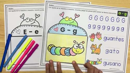 Spanish Alphabet Worksheets - El Alfabeto Actividades - Interactivo ...