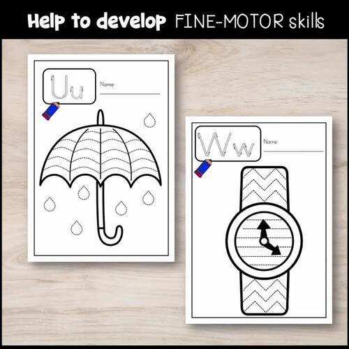 A-Z Alphabet and Pre-writing Patterns | Tracing | Fine-Motor Skills