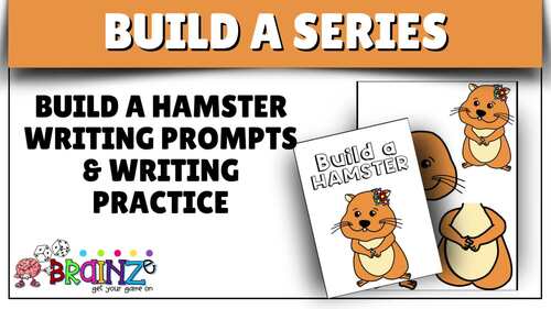 Hamster Craft and Writing Activity | Cut and Paste Animal Craft with ...