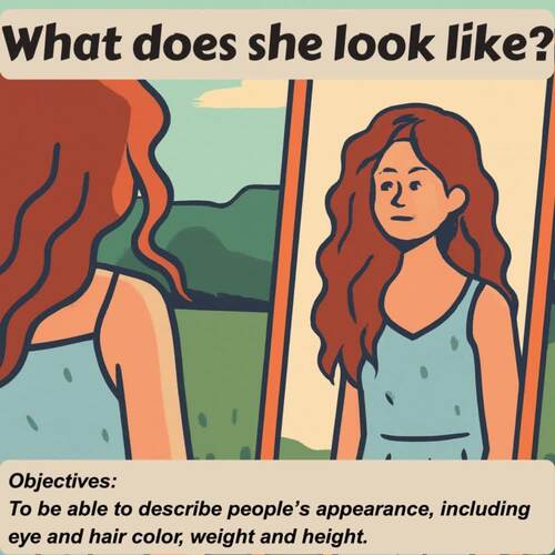 ESL Speaking & Grammar: Describing Appearance, Height, Weight ...