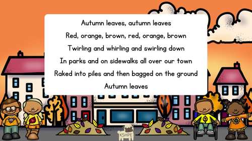 Music: Autumn Leaves, Vocal Music Education, Choir by K5 Hidden Peak ...