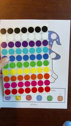 Halloween Roll A Photo Number Recognition Color Matching Fine Motor Skills