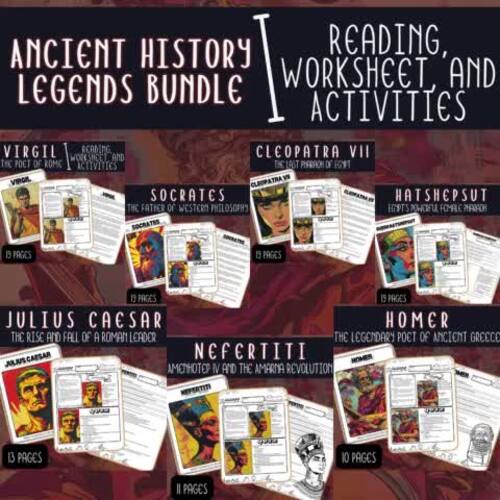 Ancient History Legends Bundle: Greece, Rome, and Egyptian History