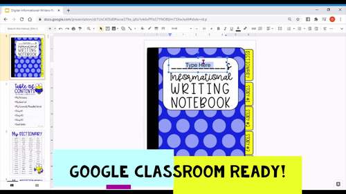 DIGITAL Writers Notebook BUNDLE by Tails of Teaching | TPT