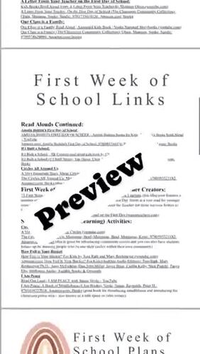 THE ULTIMATE BACK TO SCHOOL BUNDLE - First Week Plans, Slides, Meet the ...