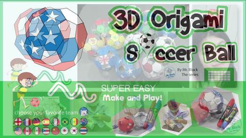 3D Origami Soccer Ball Printable Templates - Premier League 2025