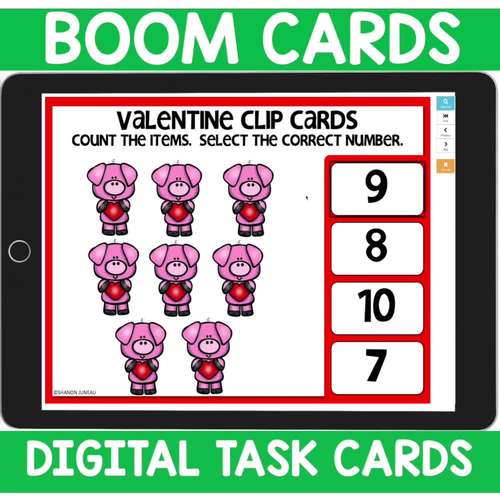 Counting Objects to 20 using Boom Cards K.CC.B.5 | Digital Clip Cards