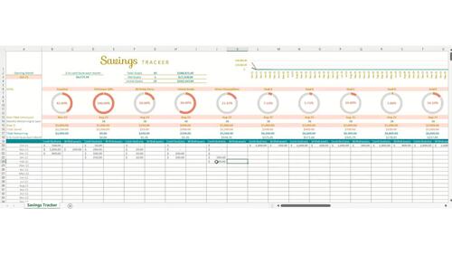 Savings Tracker Excel Spreadsheet - 30 Goals by Mom Money Map | TPT Savings Tracker Excel Spreadsheet - 30 Goals by Mom Money Map | TPT