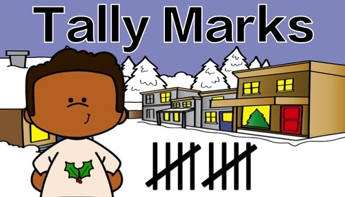 Christmas: Tally Marks to Ten Subitizing: Math Brain Break | TPT