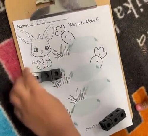 Spring Addition Within 10 Worksheets – Kindergarten Math Printables