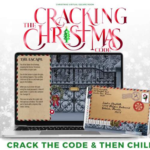 Christmas Digital Escape, Cracking Christmas Code, Middle, High School