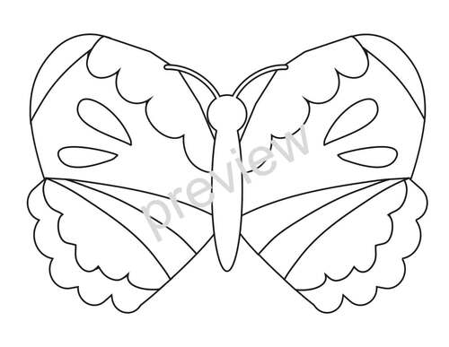 Fluttering Fun: 25 Butterfly Coloring Pages for Kindergarten and Preschool